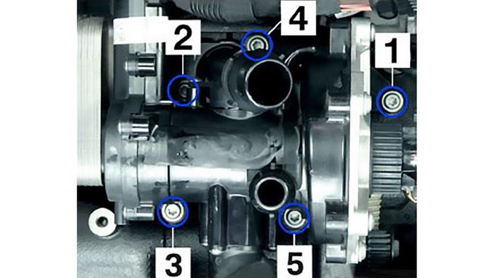 Audi TFSI pump and thermal module replacement