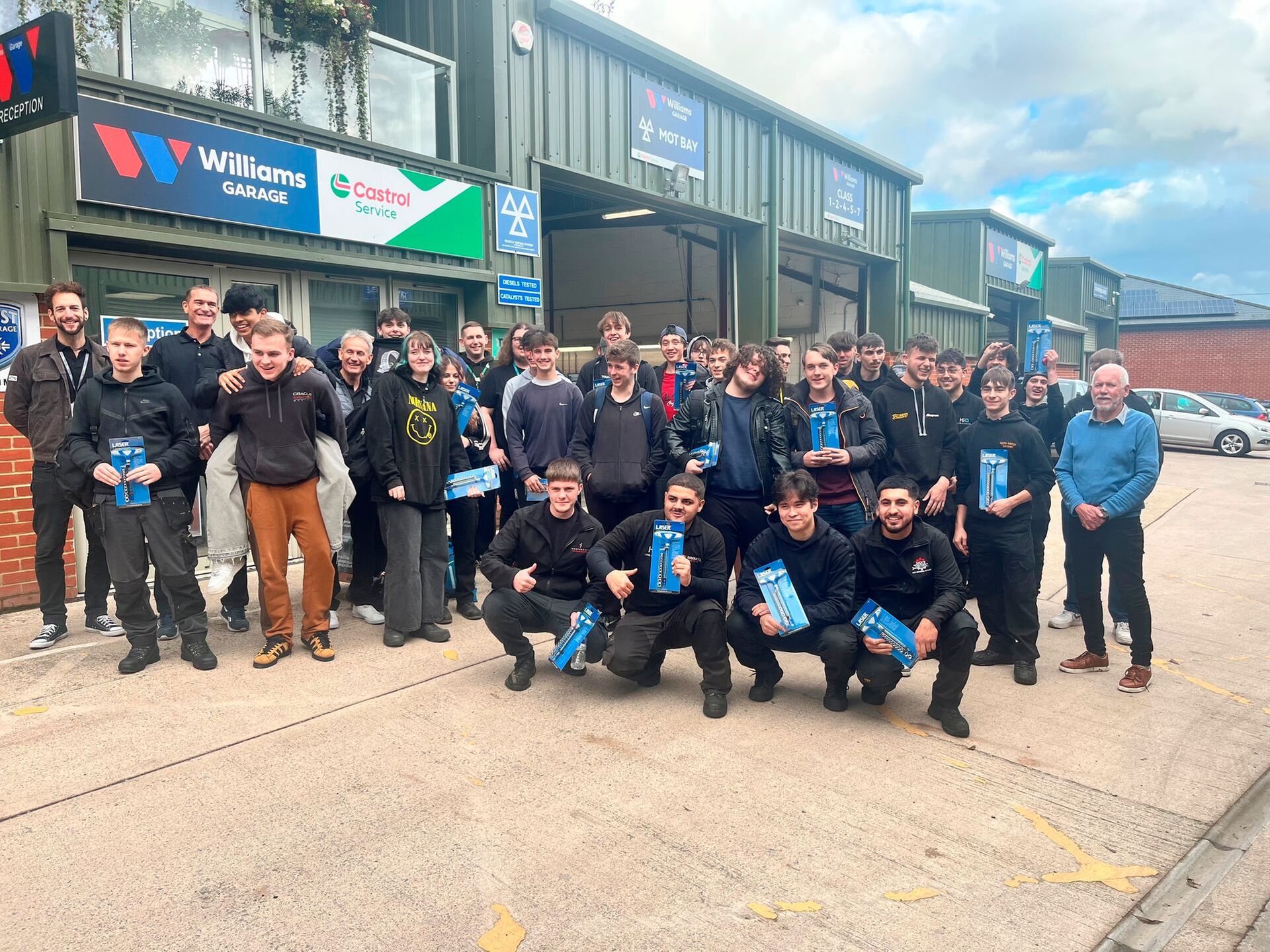 Schaeffler films latest Wrenches & Wisdom episode at Williams Garage