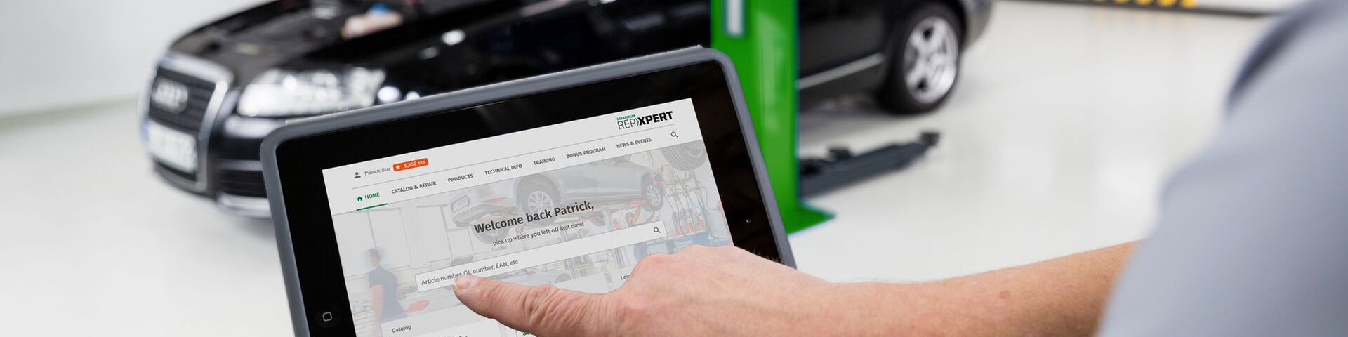 Katalog mit integrierten Reparatur- und Wartungsdaten