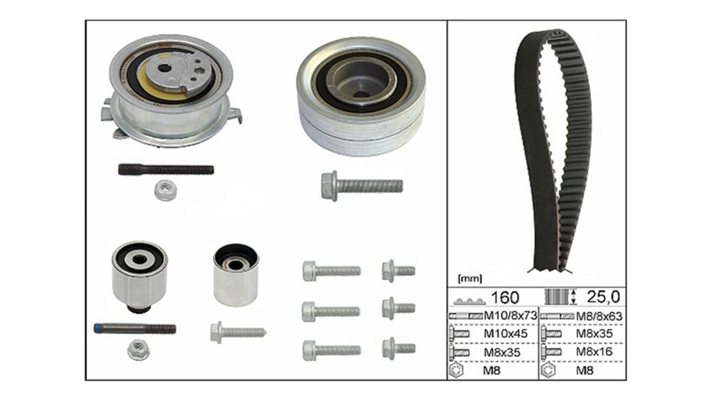 INA Timing KIT for 2nd generation VAG common-rail diesel engines