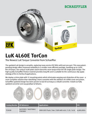 LuK 4L60E TorCon