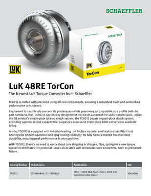 LuK 48RE TorCon